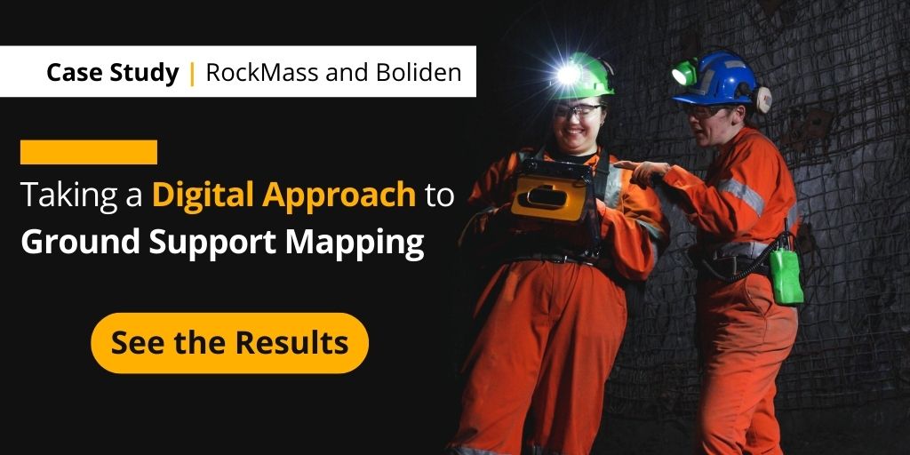 Case Study Download | Ground Support Mapping with RockMass and Boliden